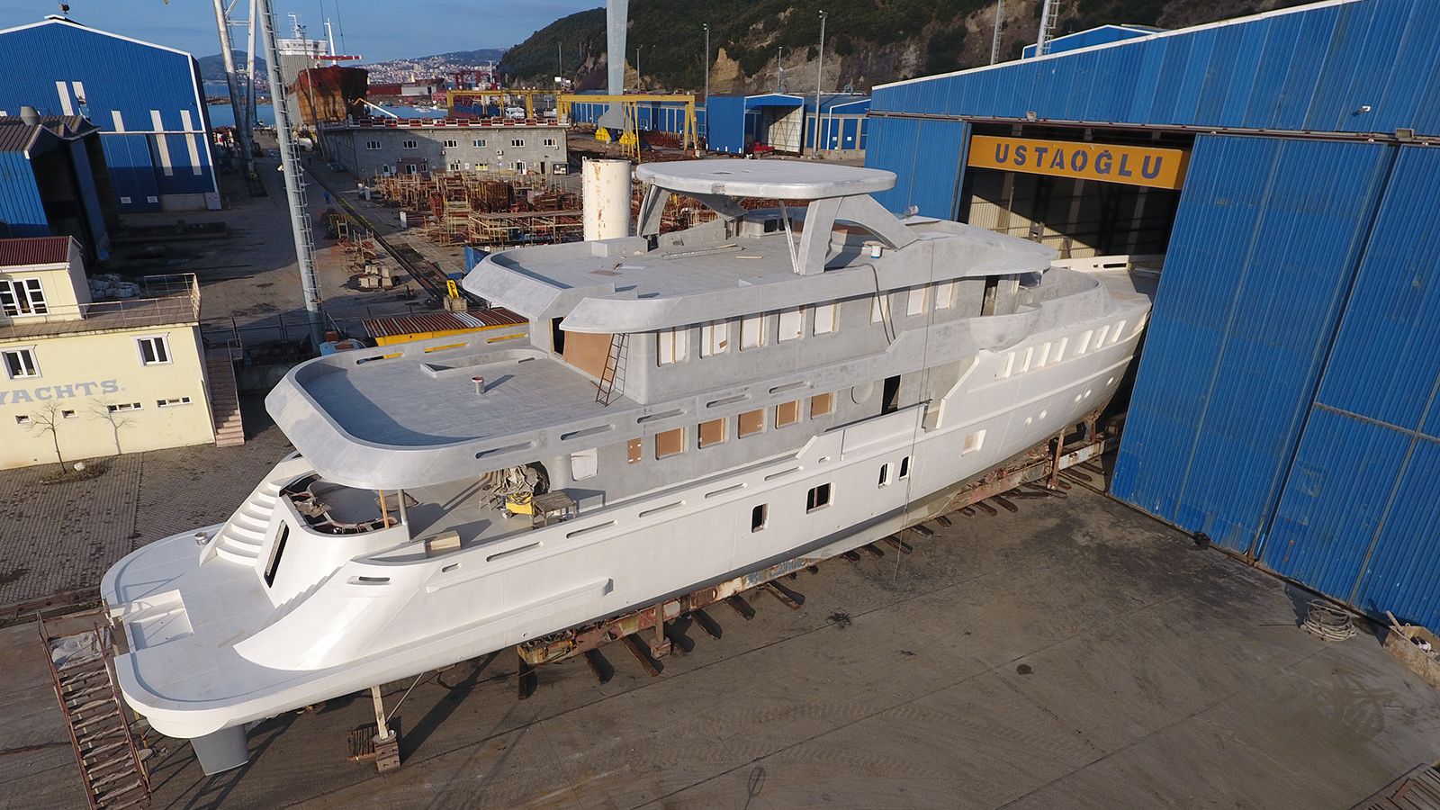 Project Meteor emerges from shed at Mural Yachts